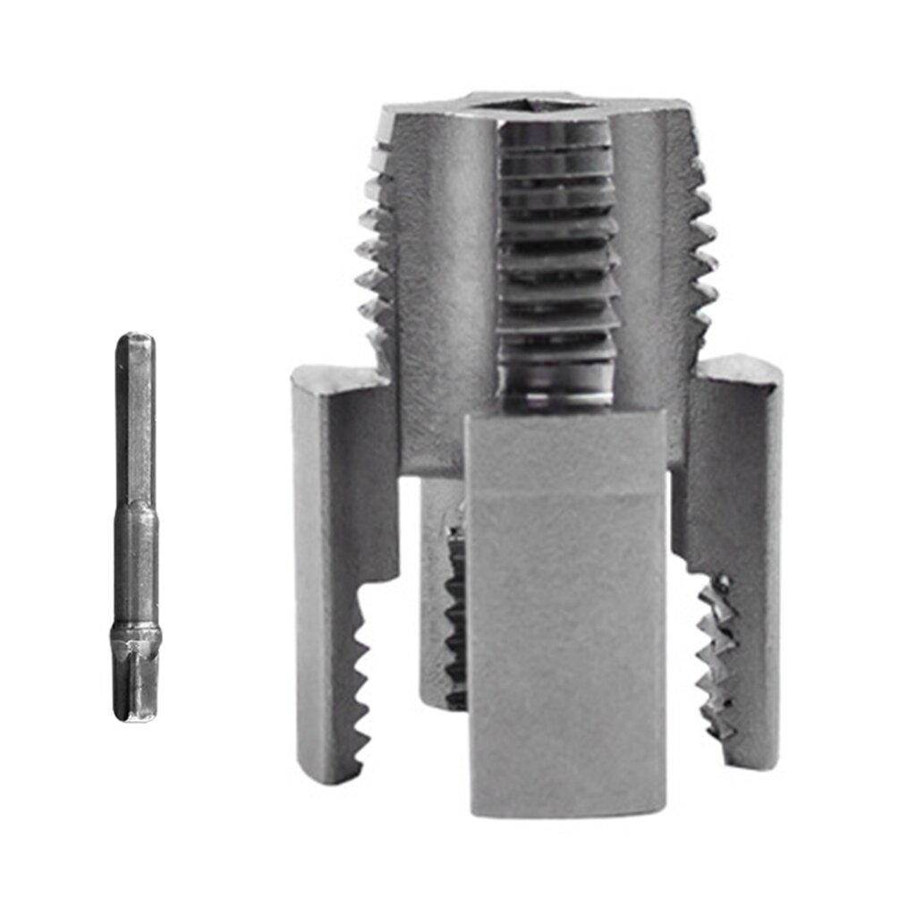 Точный метчик для труб 4-ходовой 6-дюймовой сантехнической системы, антискользящая ручка, дрель