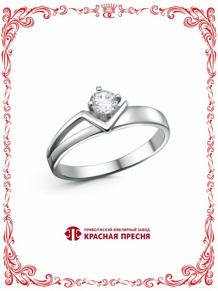 Кольцо, фианит