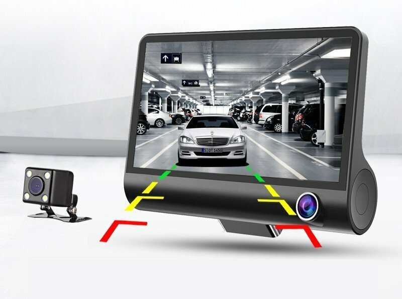 Видеорегистратор Video Car DVR Full HD 1080p с 3-мя камерами