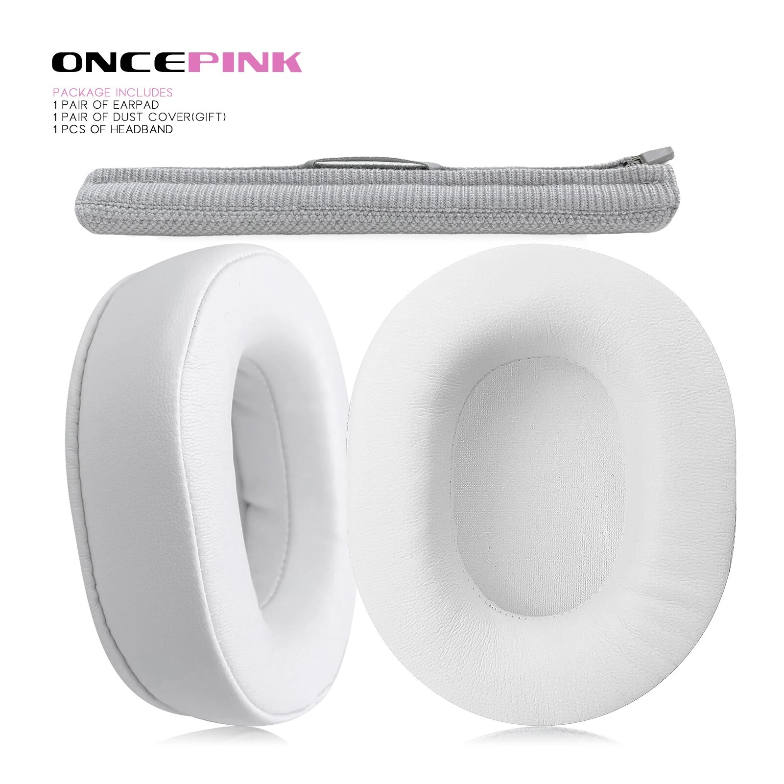 Амбушюры Oncepink для Hyperx Cloud Mix, type2and textle band