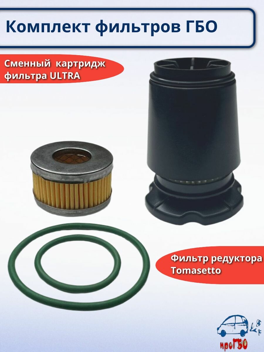 Фильтр Ultra 360, ALEX ГБО и Tomasetto с кольцами