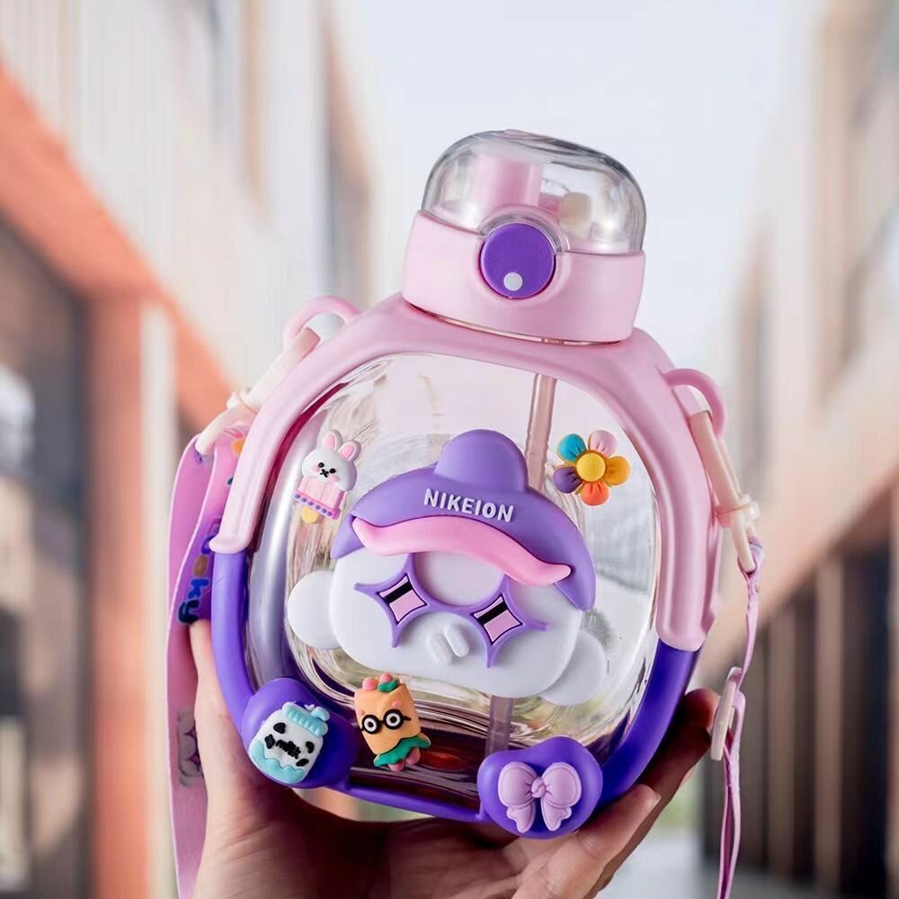 Посуда Бомик "Винка", для двойного пития, пластиковая, яркий мультяшный дизайн, 1000мл