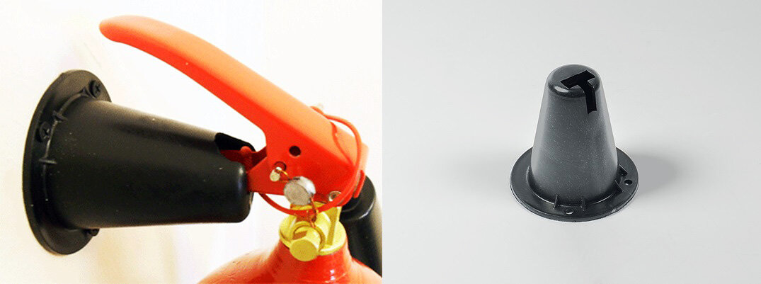 Крепление для огнетушителя настенное