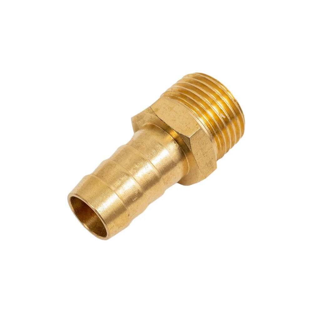 Штуцер пневматический наружная резьба 1/2" - елочка 14 мм Forsage 26108 F-MH08/10