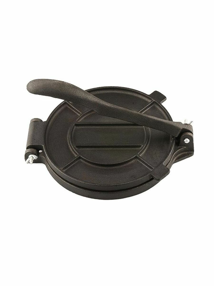 8-дюймовый чугунный пресс для тортильи, предварительно приправленная машина для приготовления тортильи для кукурузных лепешек и блинов, роти, мексиканский тако, пресс для теста1