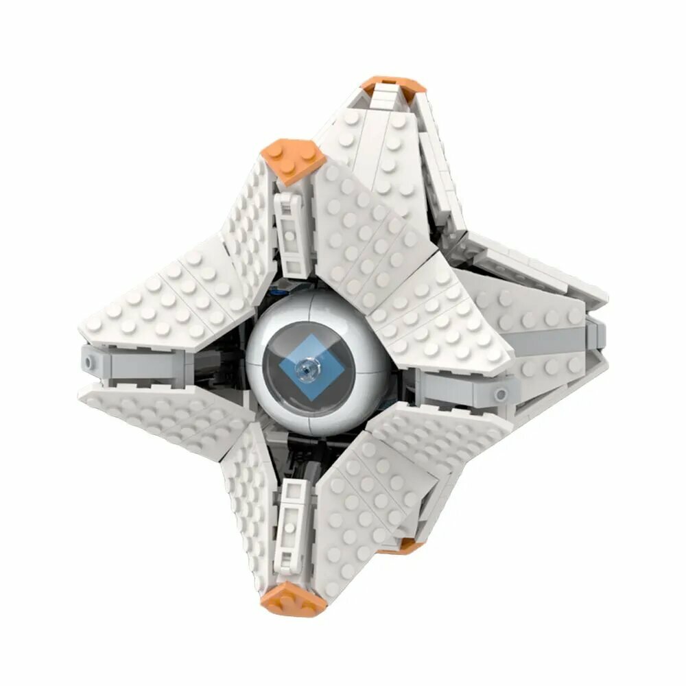 Строительная игрушка MOC Destiny 2 Ракушка призрак Ручная пушка Фигурка Совместимость