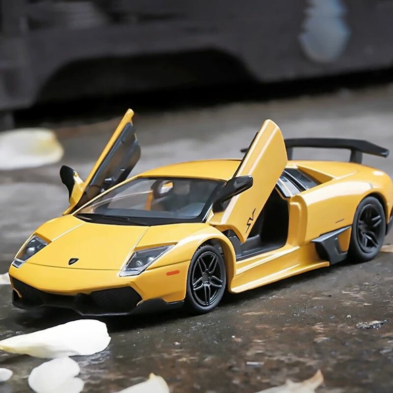 Металлическая игрушечная машина, Lamborghini Murcielago масштаб 1:36