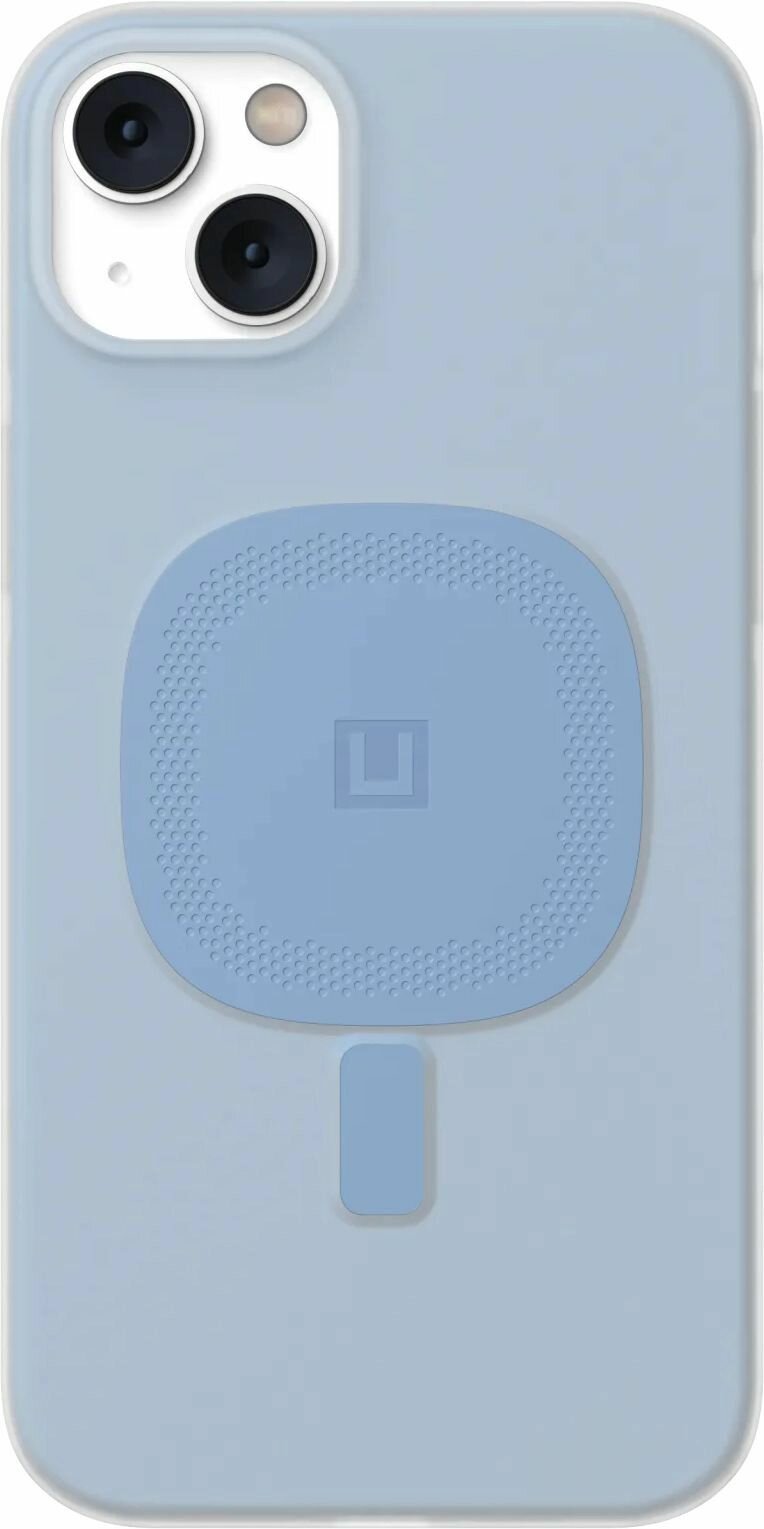Чехол с поддержкой MAGSAFE Uag U Lucent 2.0 для iPhone 14 Plus 6.7", цвет голубой (Cerulean)