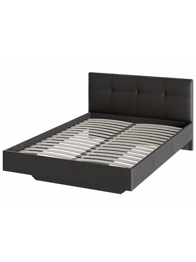 Кровать без ПМ Мебель Трия «Элис» Тип 1 140х200 (без подъемного механизма) Темная