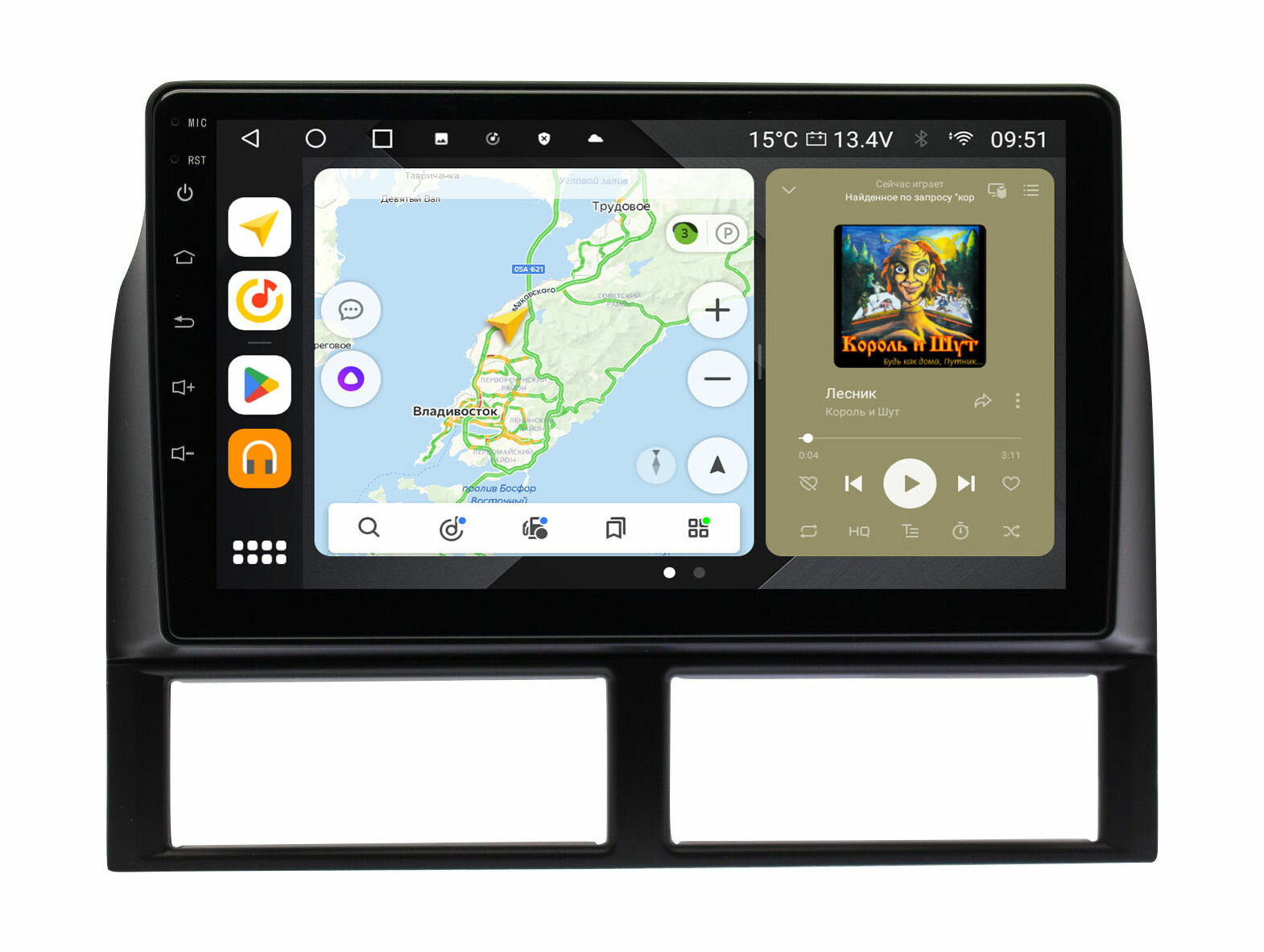 Магнитола Jeep Grand Cherokee 1998 - 2004 / 9 дюймов, 4/32GB, 8 ядер, DSP, 4G, Android 10 / Wide Media