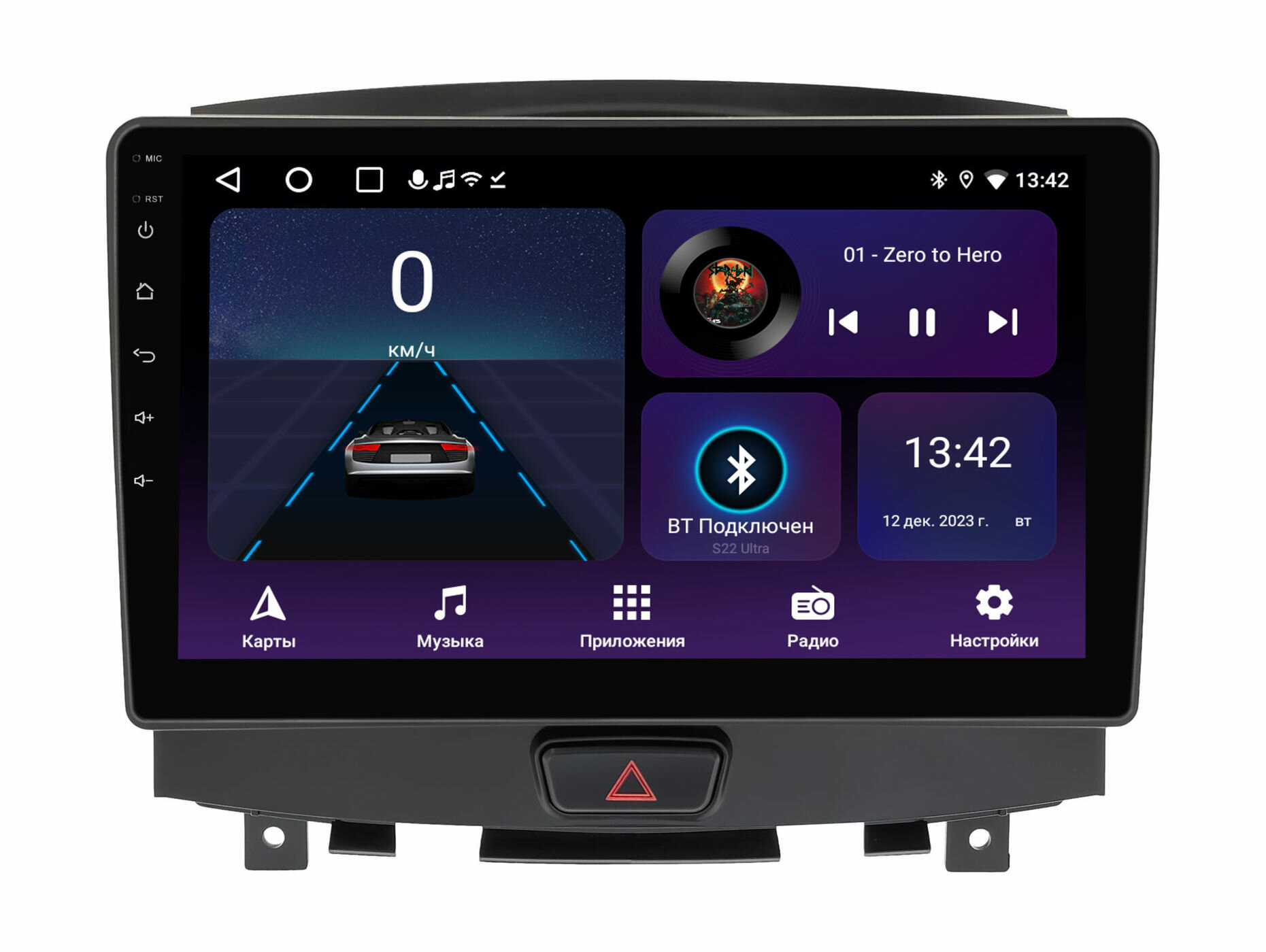 Магнитола Infiniti QX50 2013 - 2018, EX 2007 - 2013 тип А / 9 дюймов, 2/64GB, 4 ядра, Wi-Fi, Android 9 / Wide Media