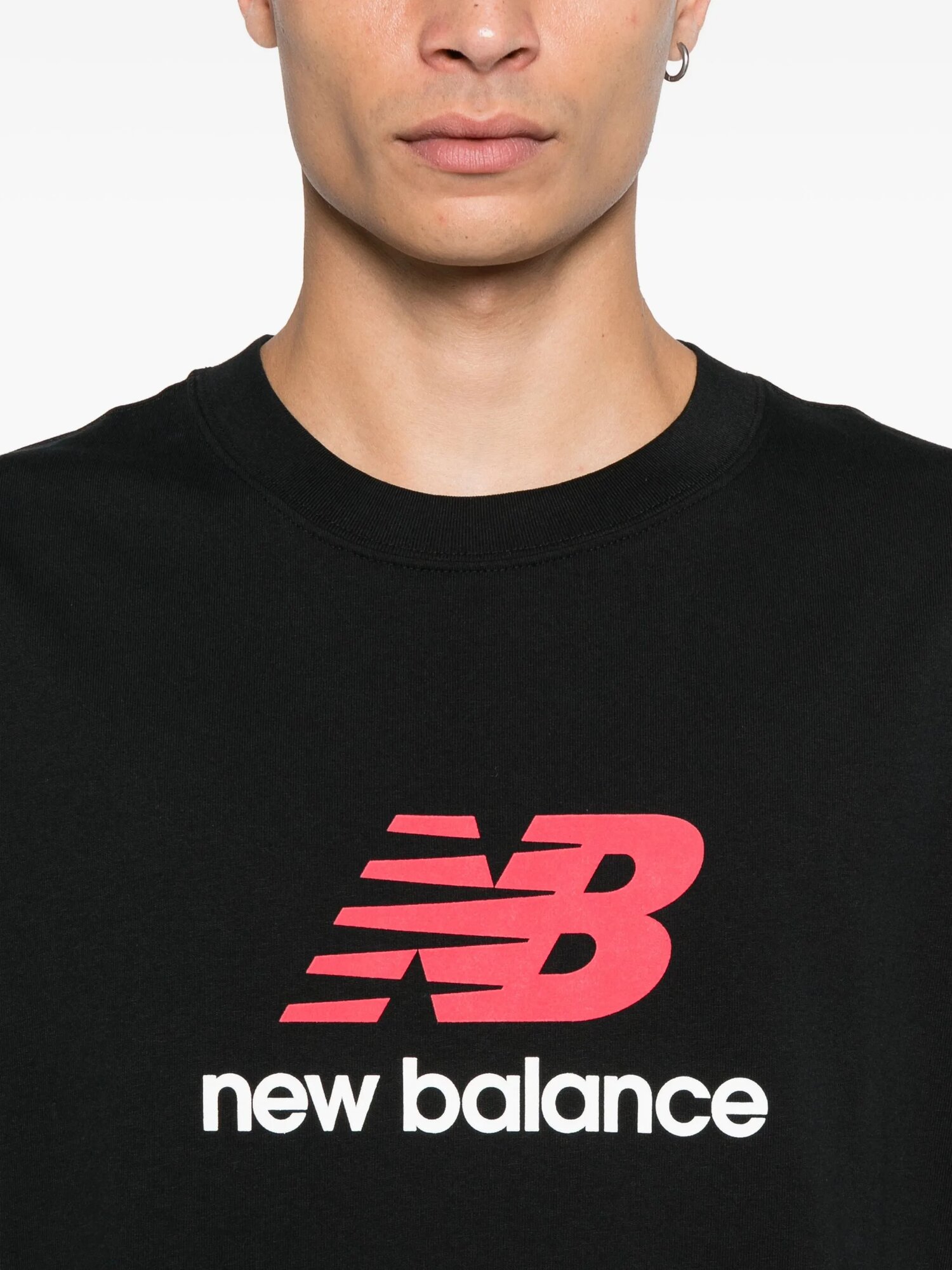 Футболка New Balance, размер S, черный — фото 1