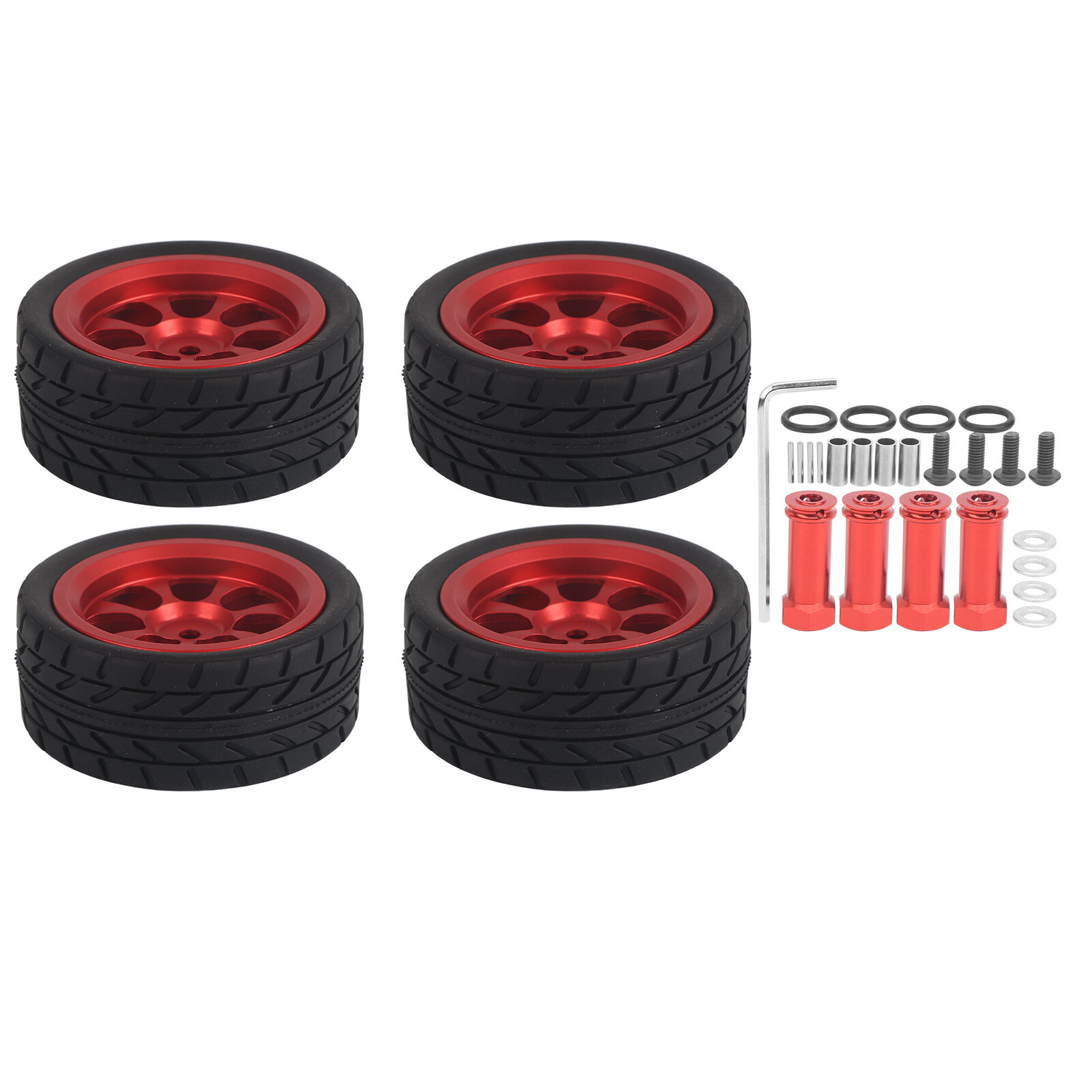 RC колесные шины Hub Accessories Accessories Fat для Wltoys 144001 1/14 Дистанционный автомобиль с дистанционным управлением