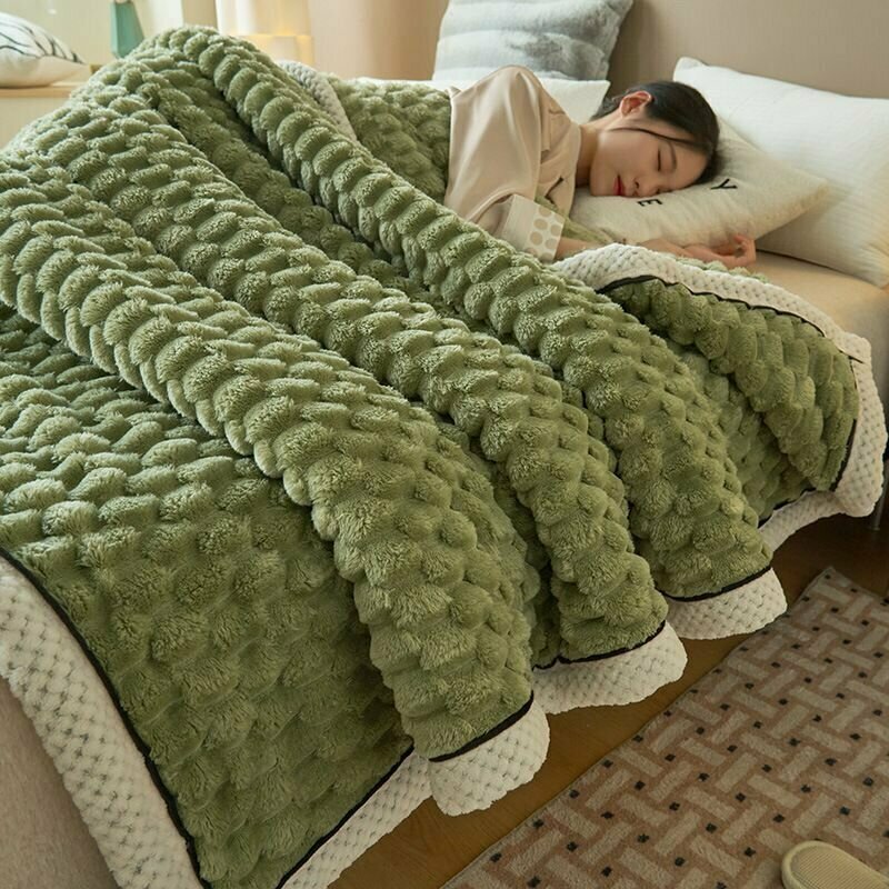 Одеяло - 2-х Спальное Теплое Фланелевое Одеяло 180x200cm