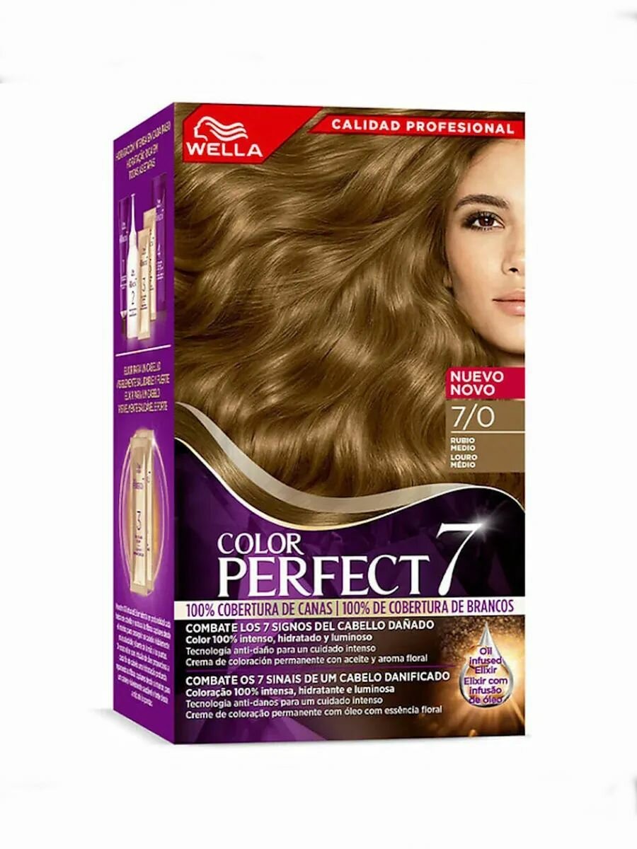 Крем краска 7/0 Wella Color Perfect Велла колор 60 мл