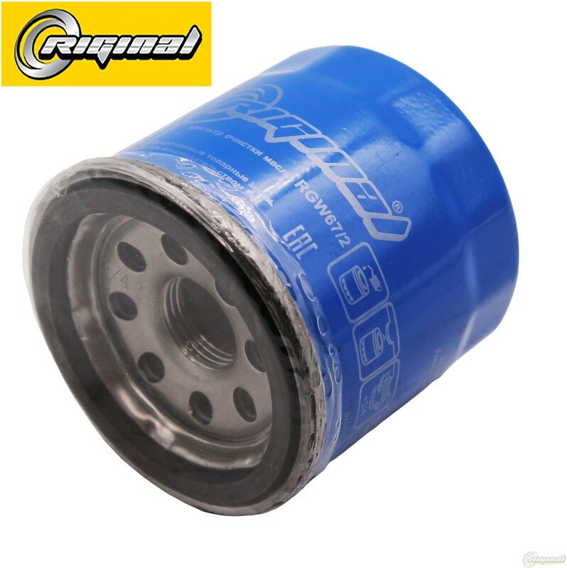 Фильтр масляный RIGINAL RGW672 / Daewoo Tico Damas Matiz / 96565412 96570765 B010014 KH1205008.