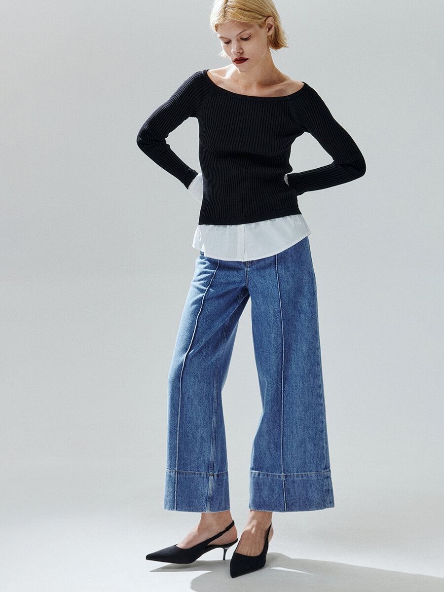 Джинсы широкие Women SMART 