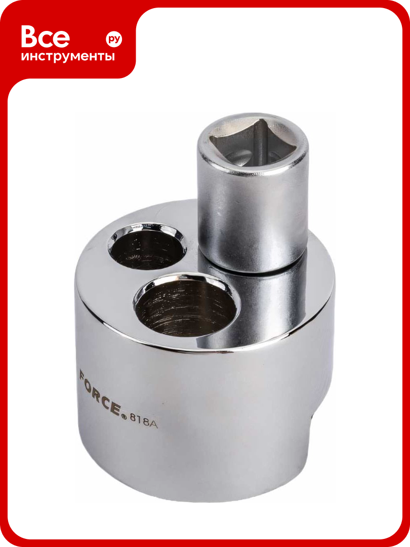 Универсальный эксцентриковый шпильковёрт FORCE под вороток 1/2" 818A, демонтажа