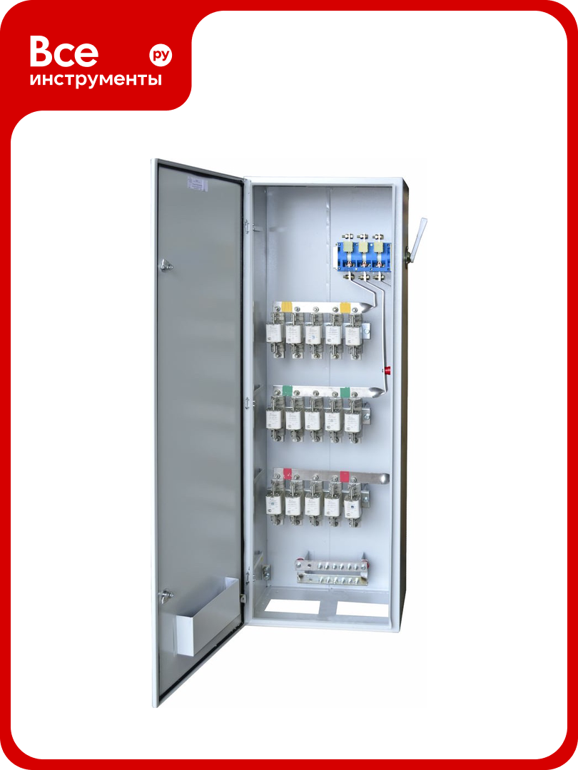 Распределительный силовой шкаф Узола ШРС-5-54-УЗ-001 400А IP54 5x250, для приема и распределения электрической энергии