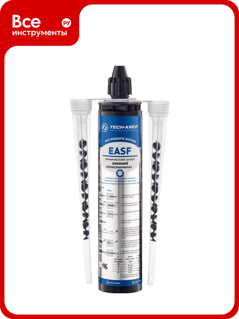 Химический анкер Tech-Krep PRO EASF EPOXY WINTER 300 мл 155928