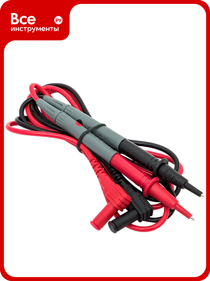 Комплект измерительных щупов 1 м, 20AWG Expert EKF TL3001, для измерения параметров электрического тока