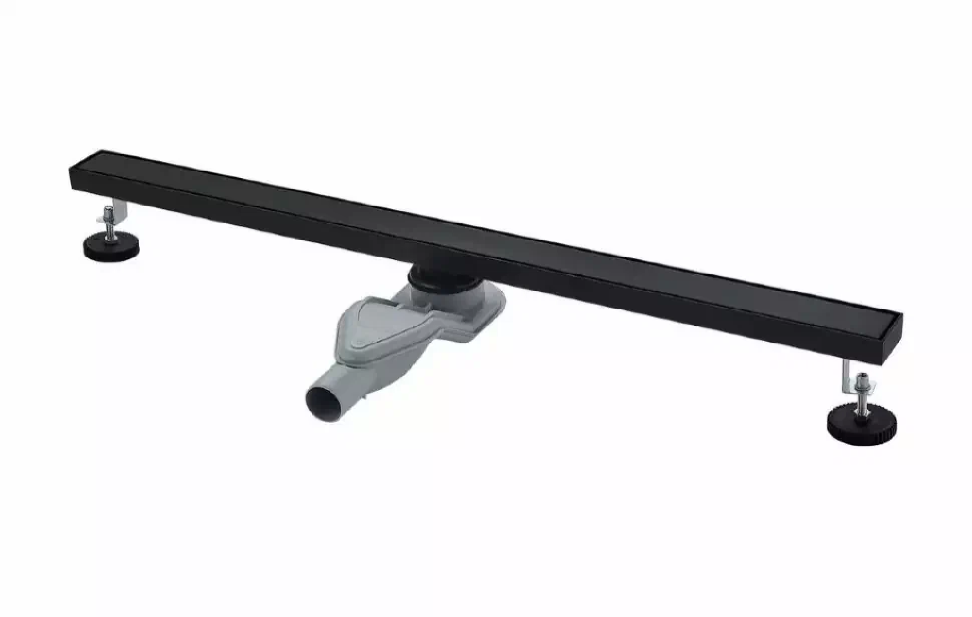 Трап для душа, линейный, латунь, 900мм Grocenberg T900BL Черный матовый