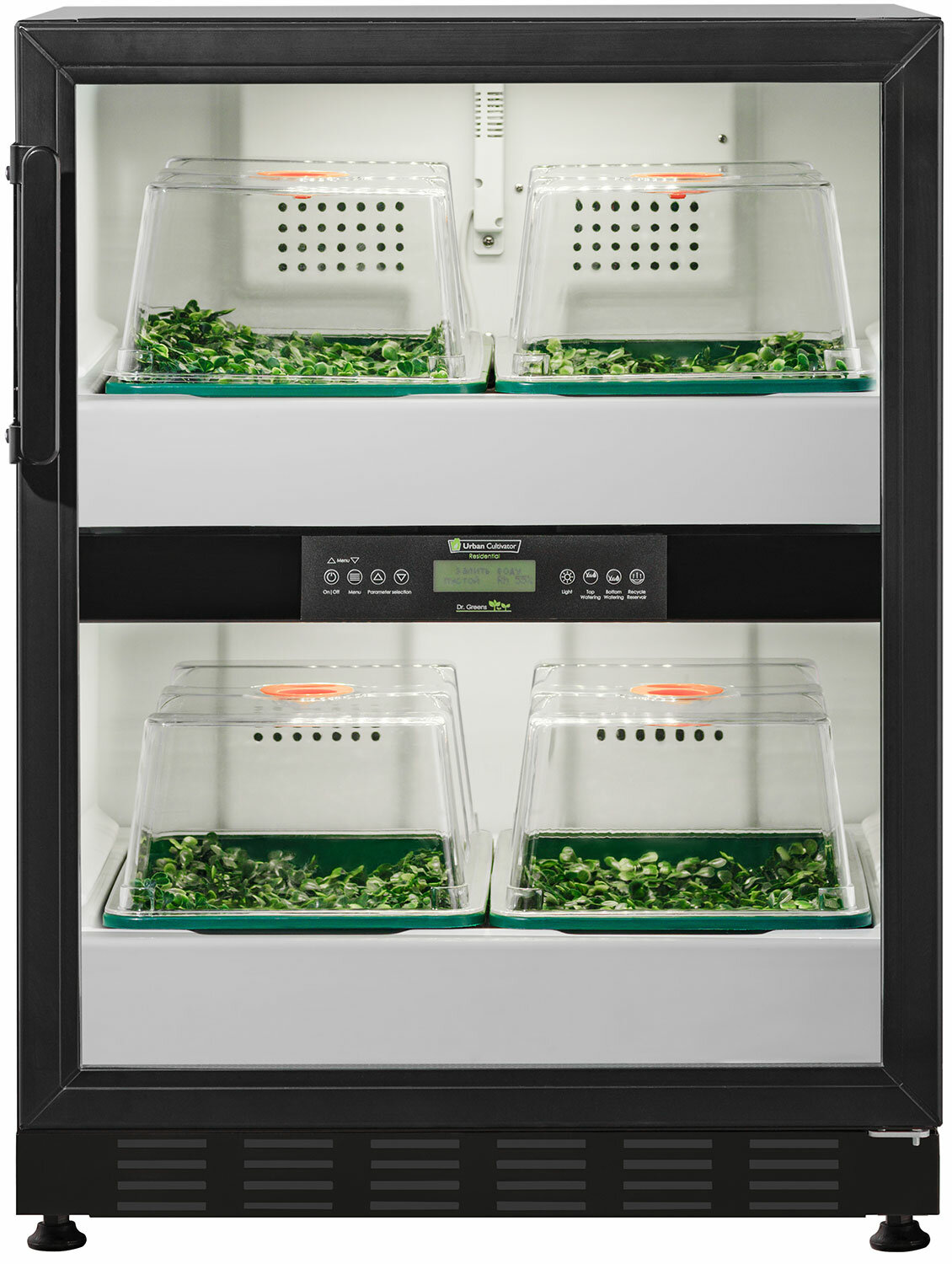 Шкаф для выращивания микрозелени Urban Cultivator Dr.Greens Residential, черный (9003М)