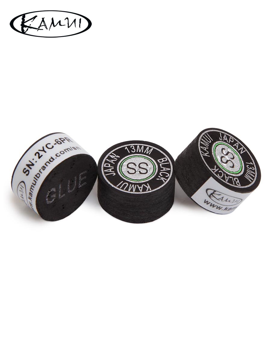 Наклейка для кия Kamui Black 13 мм Super Soft, многослойная, 1 шт.