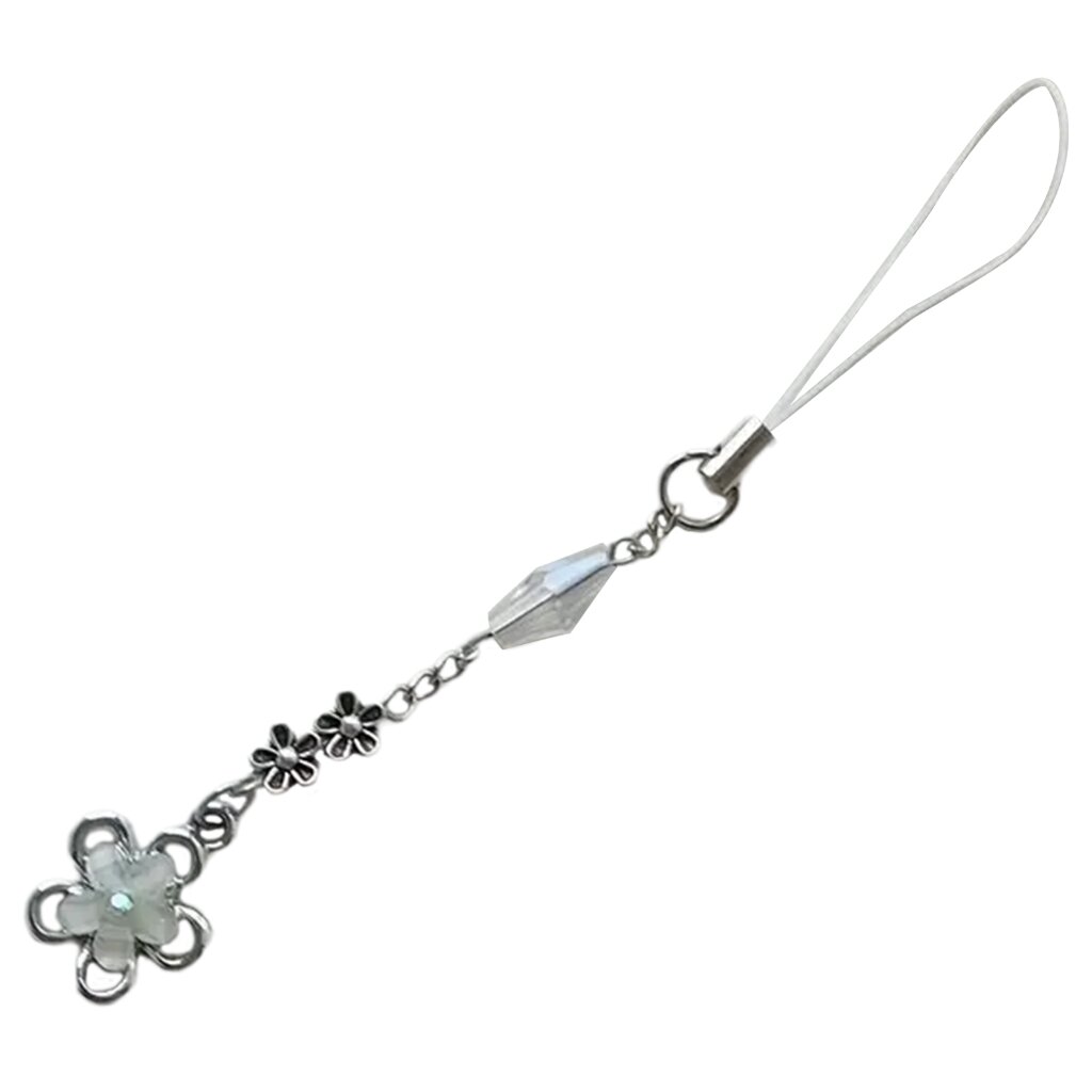 Брелок для телефона ручной работы из бисера с четырехлистным клевером, красочный кулон-подвеска для телефона.