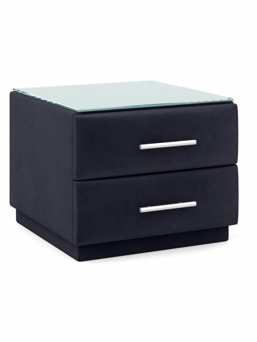 Тумба со стеклом Askona (Аскона) Marco (Марко) Тк. Sky Velvet 40