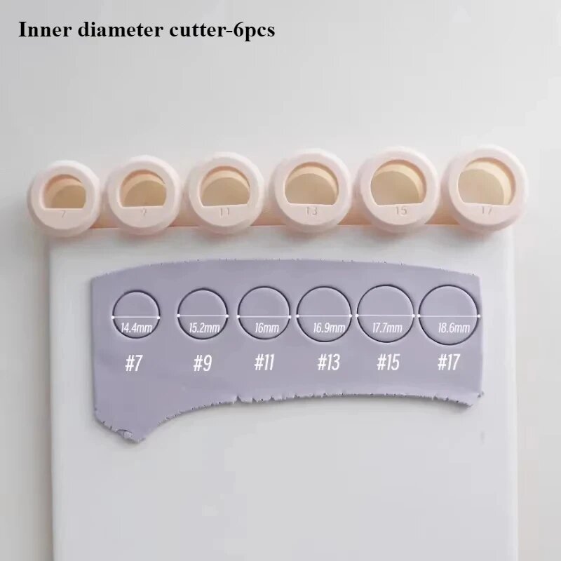 Форма для резки полимерной глины Inner diameter-6pcs