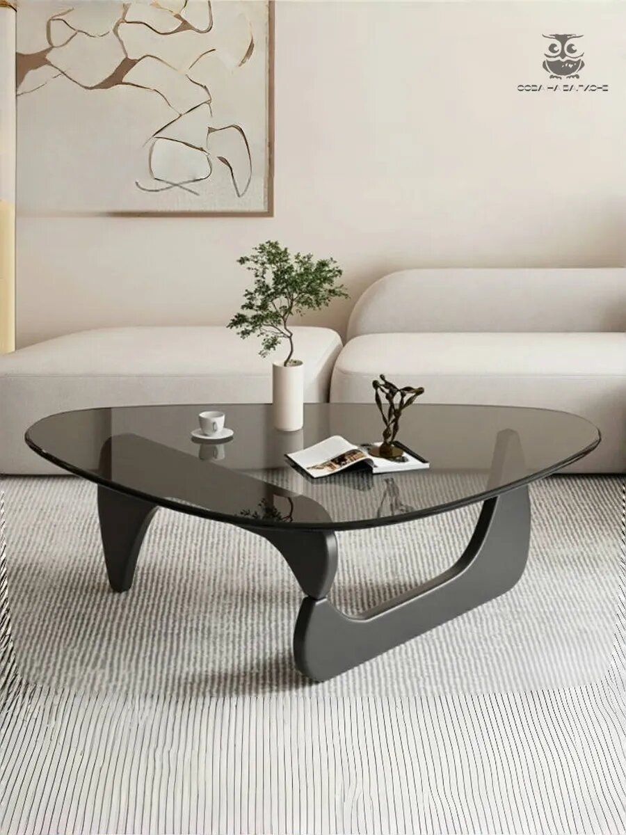 Стол журнальный стеклянный, , для гостинной, офисав, кабинет