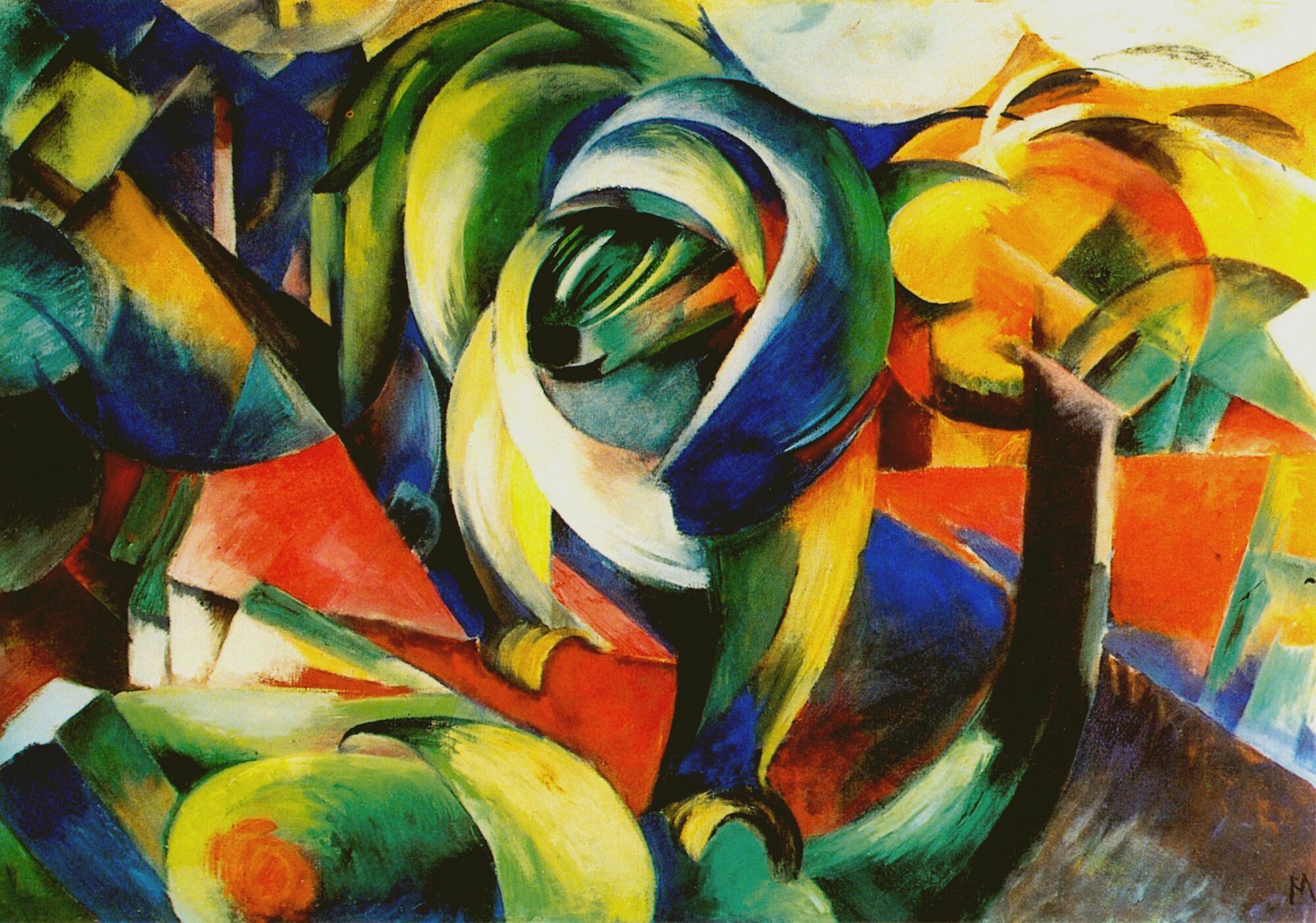 Картина Франца Марка Мандрил 80х56 см