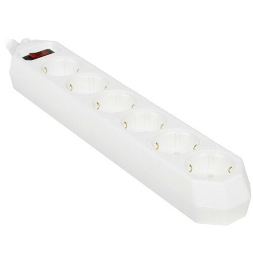 Сетевой фильтр ЭРА USF-6es-1-W