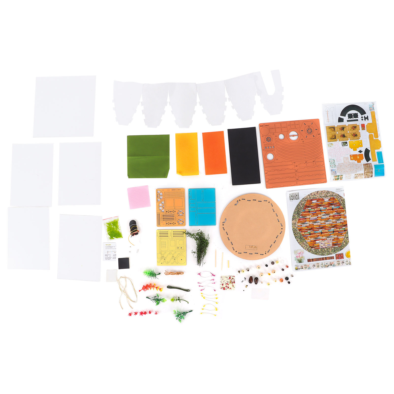 Модель цветочной комнаты DIY