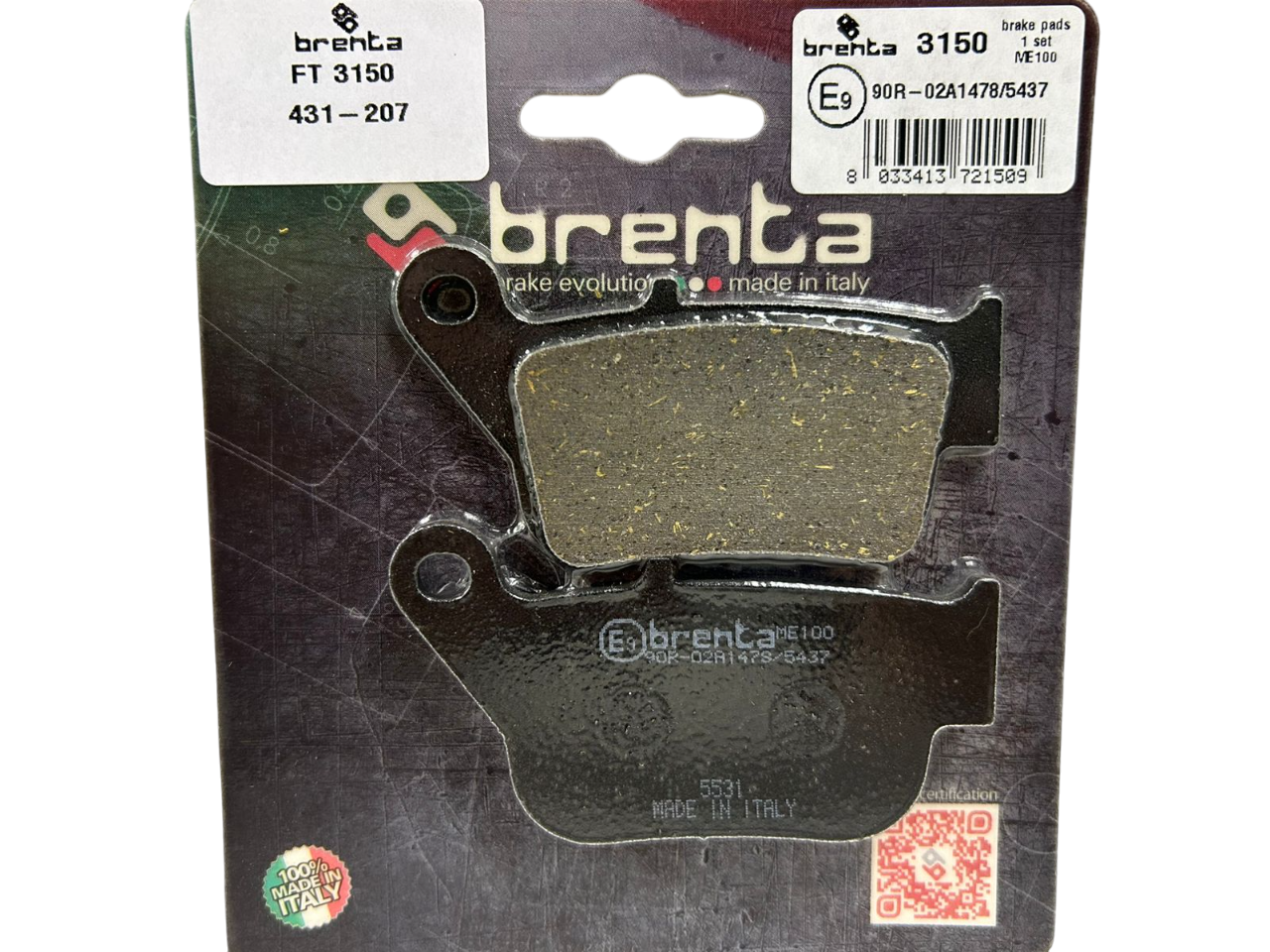 Тормозные колодки Brenta BR3150 (FT3150)