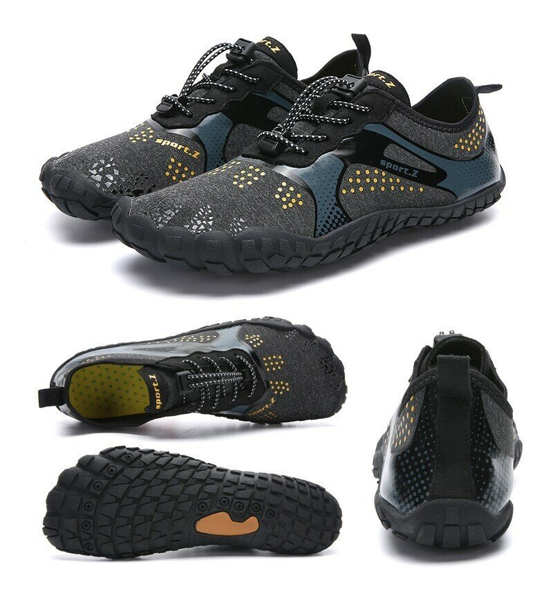 Акваобувь для мужчин и женщин. Нескользящая акваобувь. Для плавания босиком, пляжа, серфинга. Быстросохнущая, лёгкая.