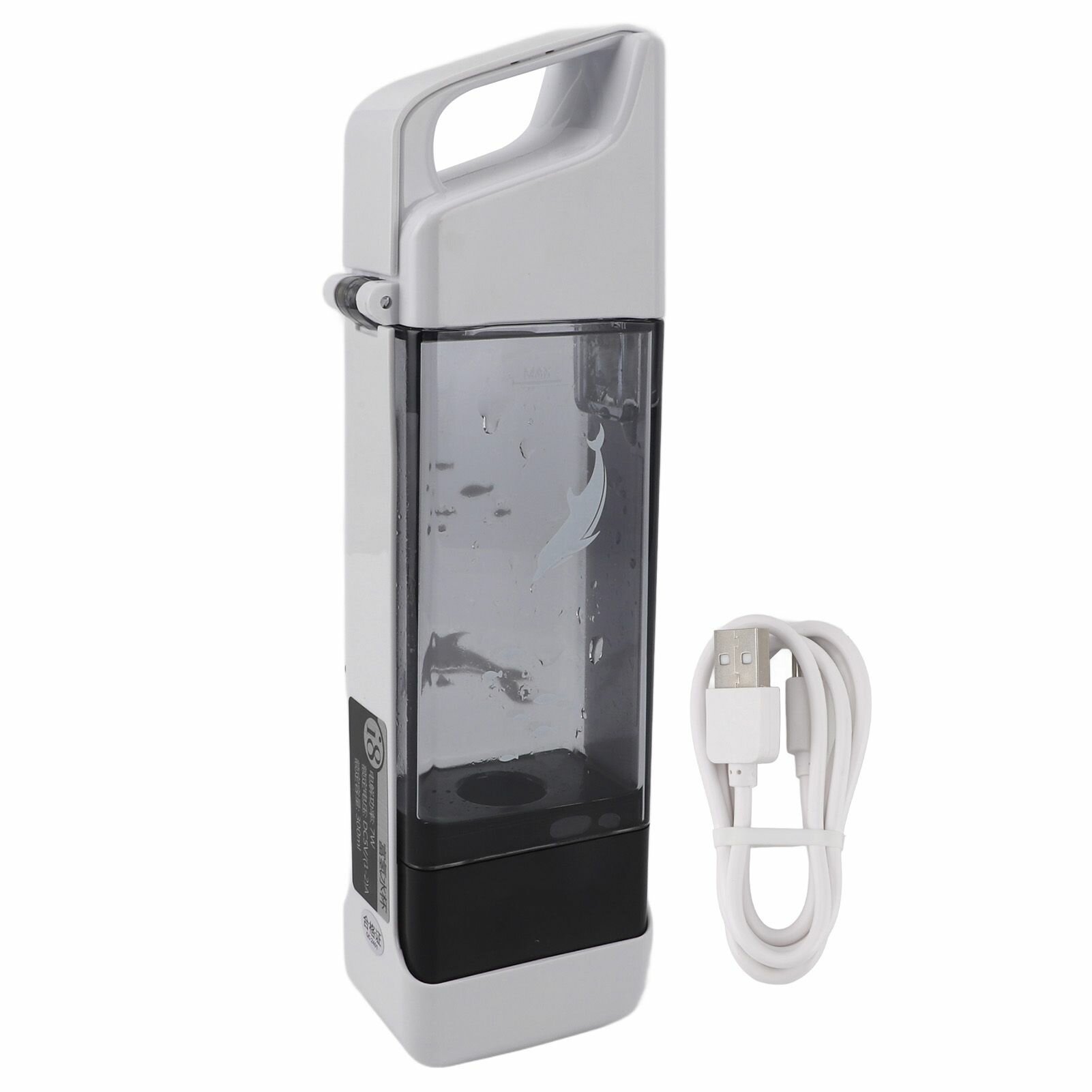 Портативная бутылка для водородной воды 300 мл ионизатор воды