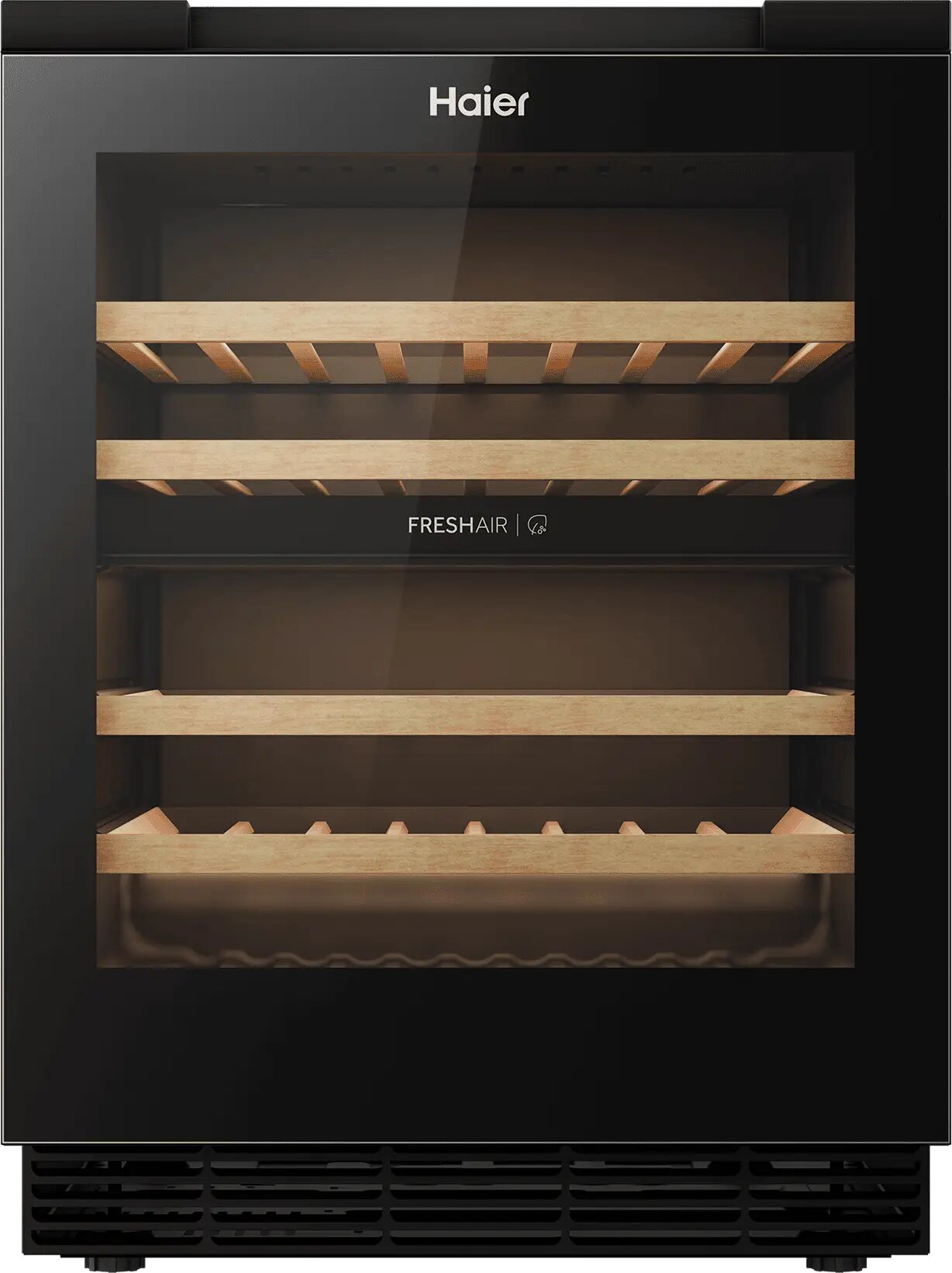 Винный шкаф Haier BIWC44GDAI, двухтемпературный, класс A+, 44 бутылки