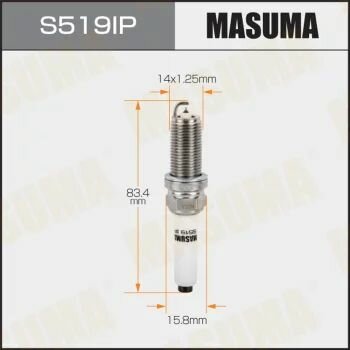 Свеча зажигания MASUMA IRIDIUM+PLATINUM (PLFER7A8EG)