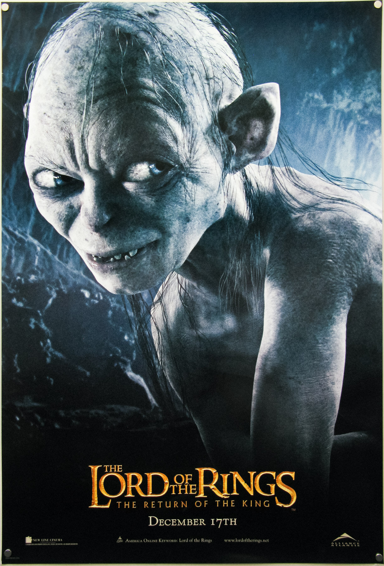 Плакат, постер Властелин колец: Возвращение короля (The Lord of the Rings: The Return of the King 2003) на холсте, размер 30х42см