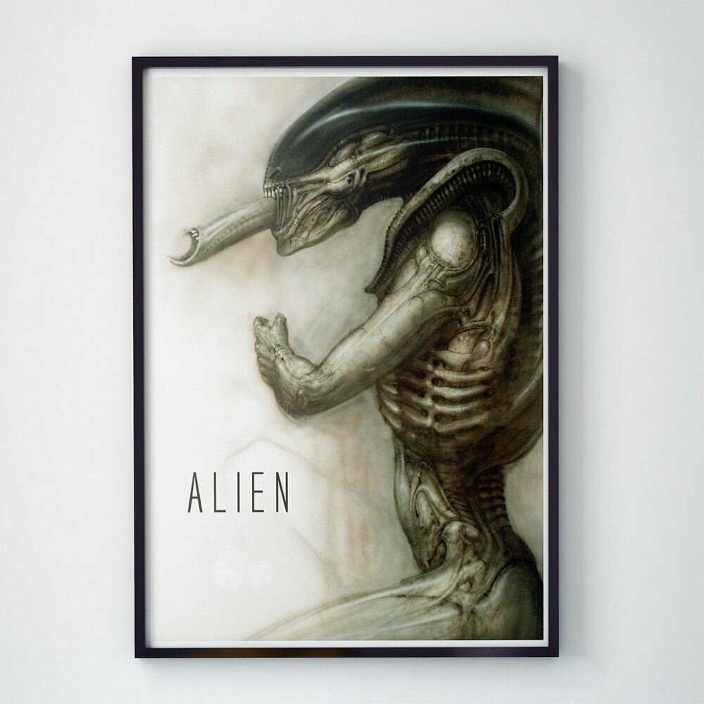 Плакат, постер Чужой (Alien) на бумаге, размер 21х30см