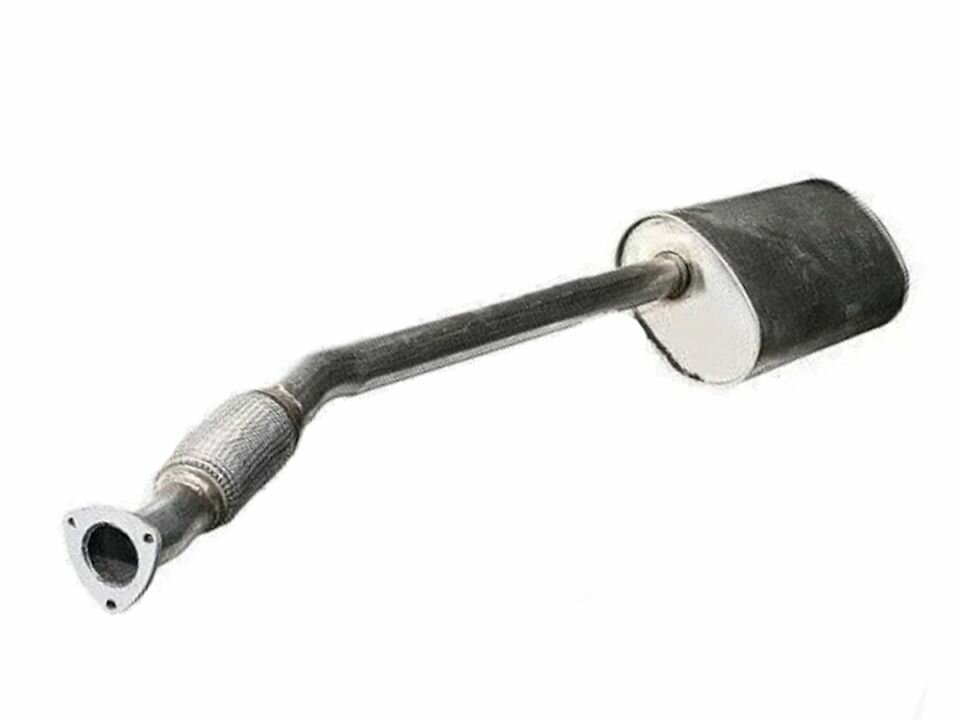 Глушитель основной УАЗ 315195 Хантер дв ЗМЗ 409 Евро 3 с гофрой Автоглушитель