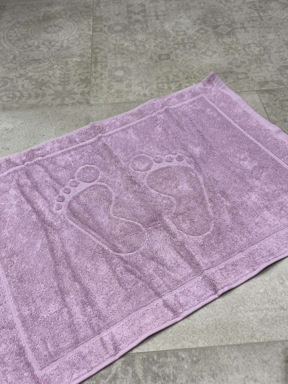 Полотенце-коврик махровое для ног 50х70