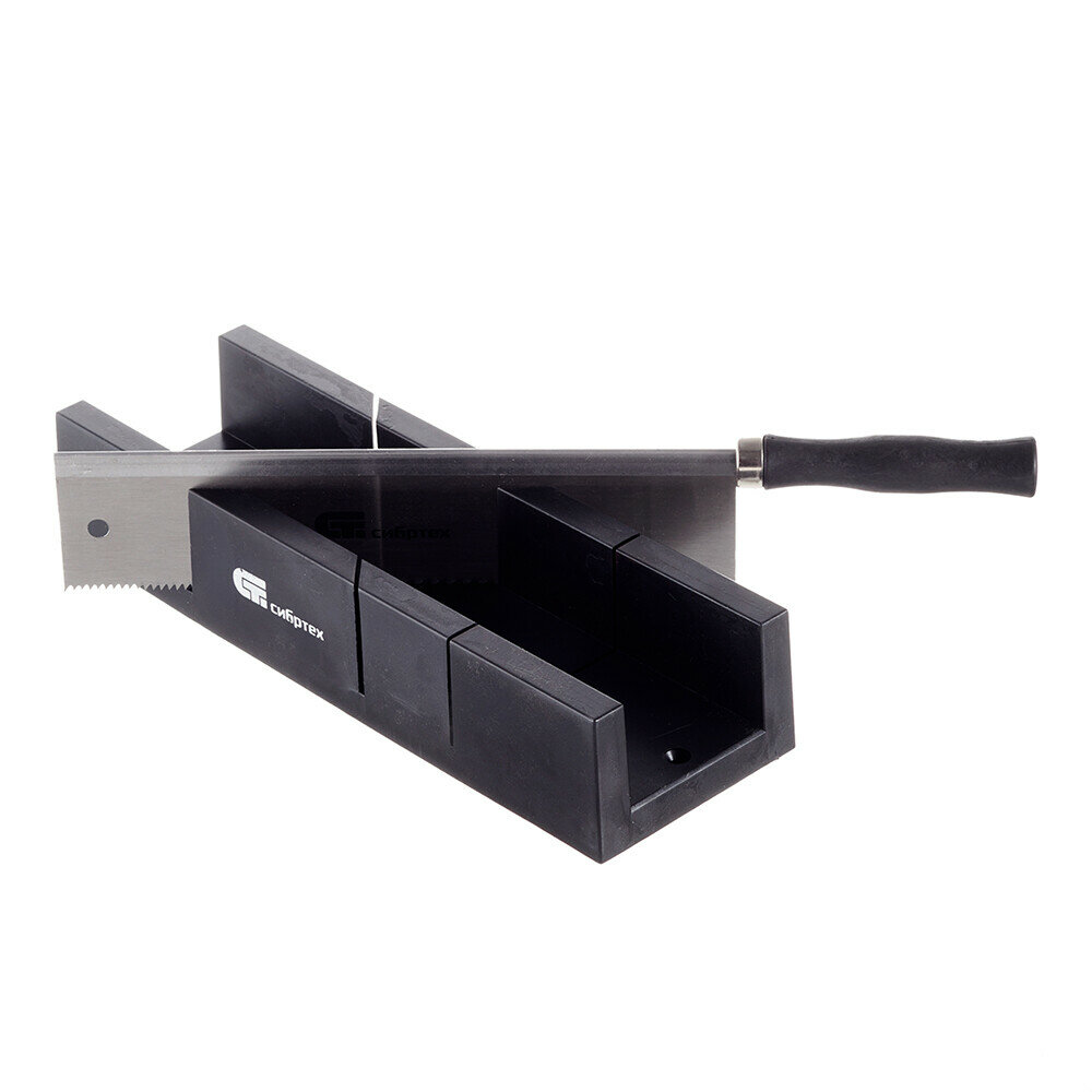 Стусло Сибртех 222307 пластиковое с пилой 300х60 мм