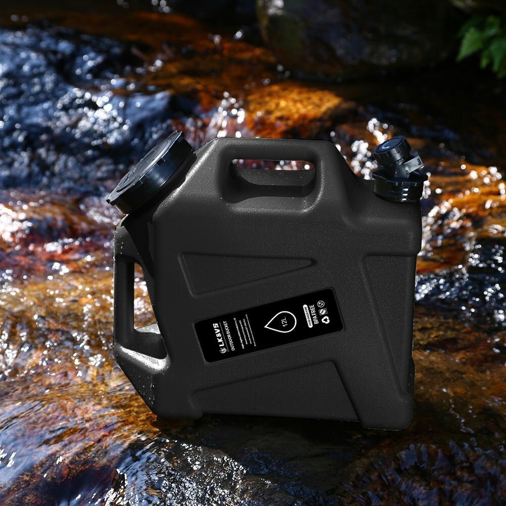 Походный контейнер для воды объемом 12 литров с резервуаром для хранения воды для кемпинга и пешего туризма