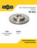 Диск тормозной передний правый/левый для FORD FOCUS, FUSION, FIESTA / MAZDA 121,...