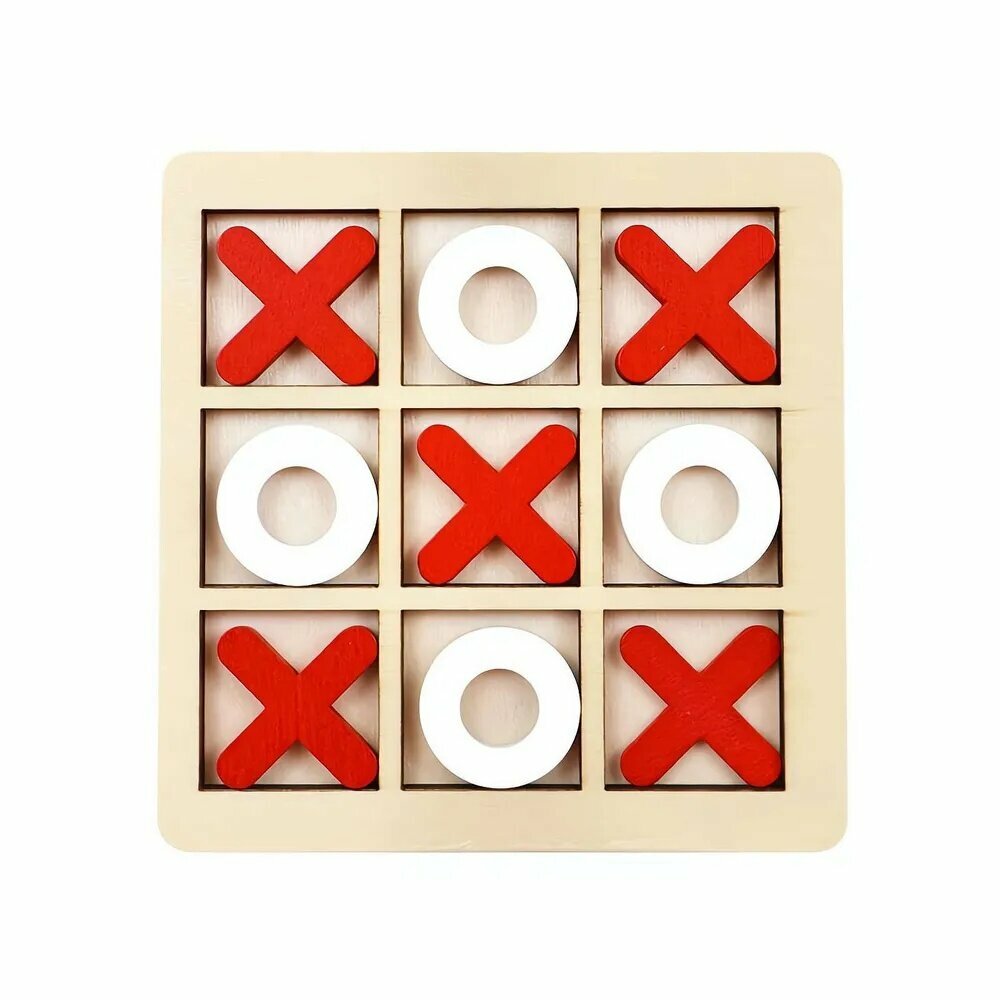 Мини-деревянная сетка из девяти квадратов, детская развивающая игрушечная настольная игра