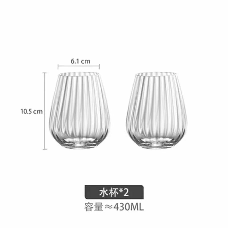 Хрустальные бокалы JIUAN для красного вина