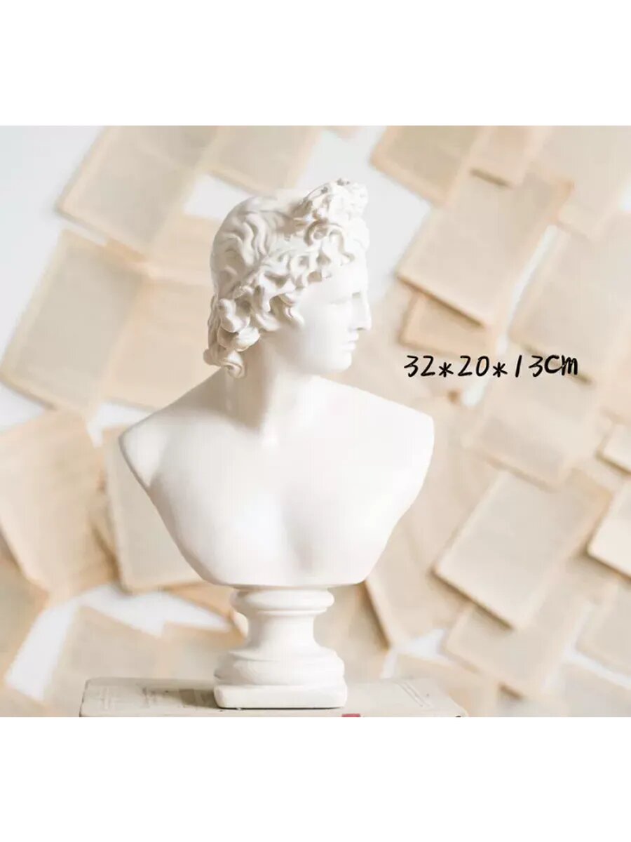 Статуя Аполлона-Давида, смола, 20x13x32см, без скольжения